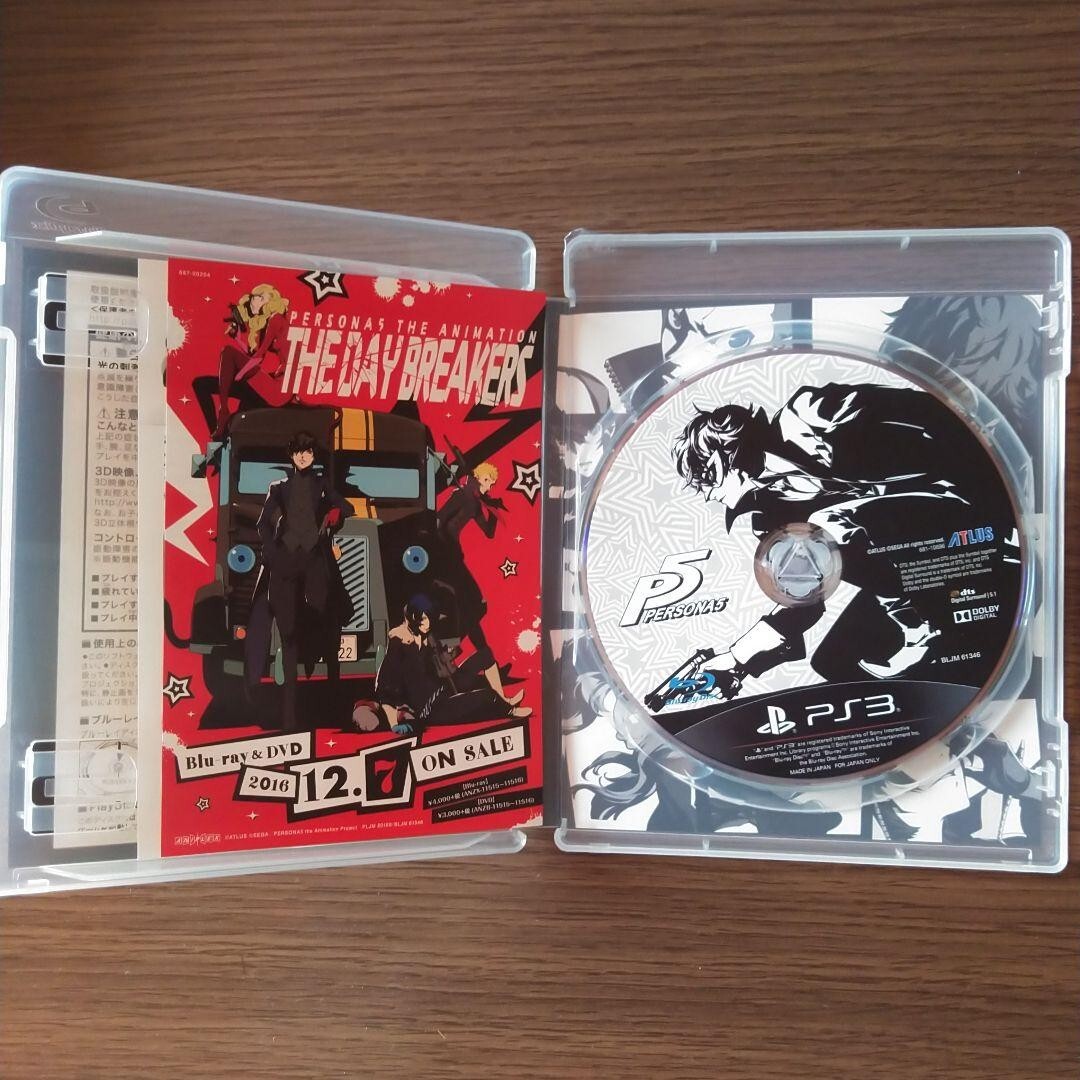 Persona 5 20th Anniversary Limited Edition Art book CD Game PS3 RPG ...