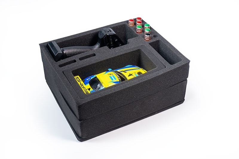 Koswork Mini Black V2 Kyosho Mini-Z 4x4 Aluminum Carry Case w/foam ...