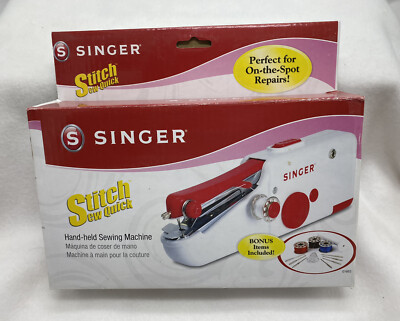 SINGER Stitch Sew Quick Handheld Cordless Mending Machine - New Open ...