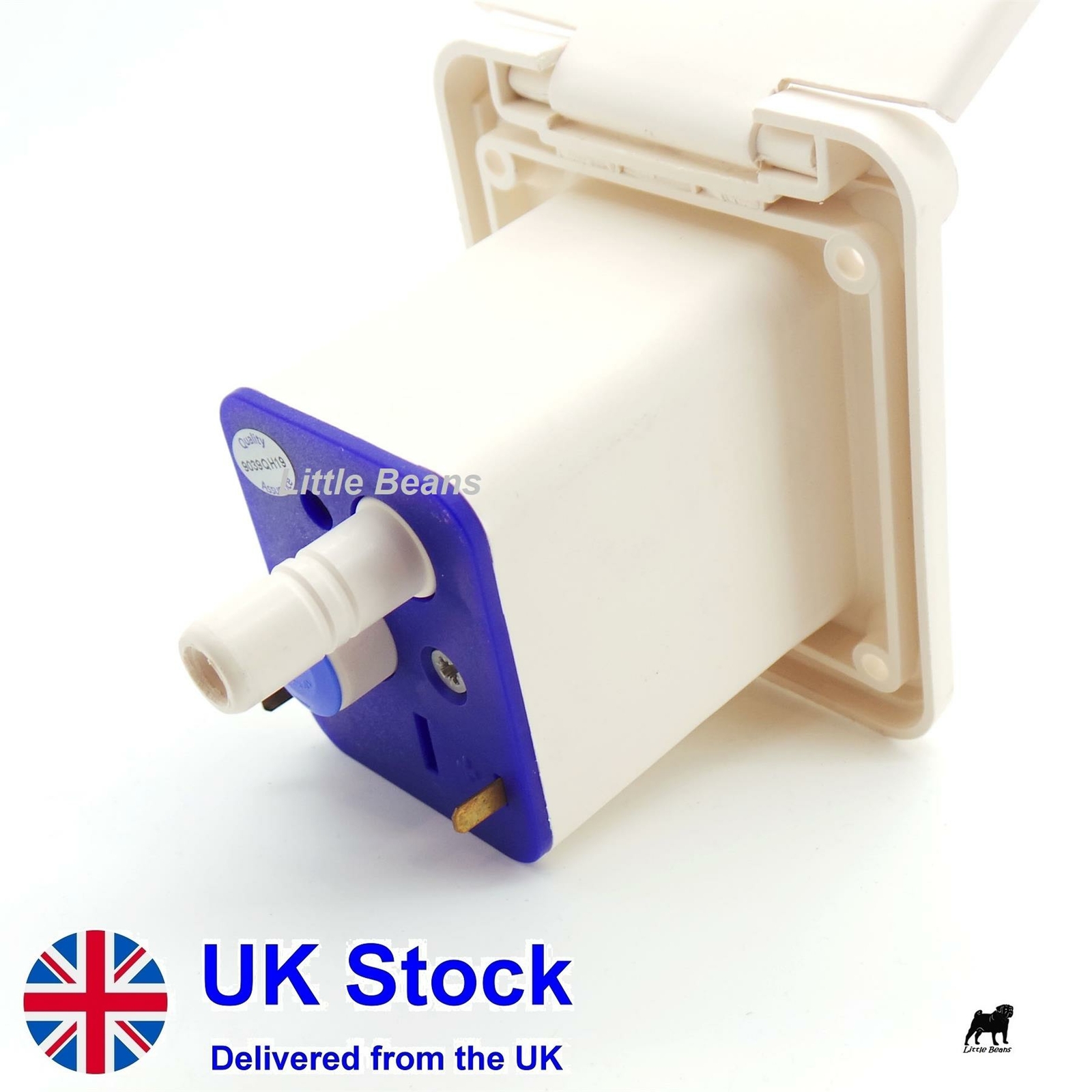 WHALE Watermaster Water Inlet Socket Ivory w/o Pressure Switch Caravan ...
