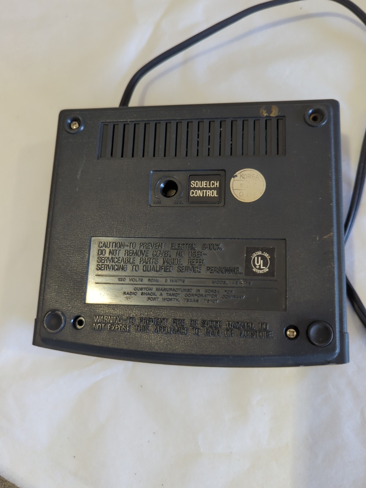 Realistic SelectaCom Model 43-213 Intercom For Parts / Repair Or Prop ...