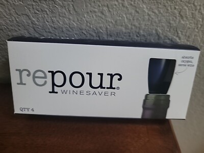 Repour Wine Saver and Stopper - Removes Oxygen Preserving and Keeping ...
