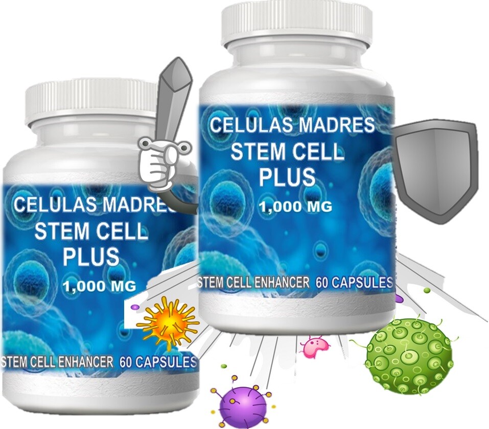 MADRE CELL- 1000 MG- STEM CELL 120 CAPSULES VITAL PLUS CELULAS MADRES ...