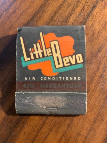 Little Bevo Steak Frog Legs Matches Matchbooks Restaurant Urban B ...