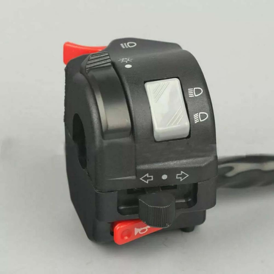 Motorcycle Handlebar Motorbike Switch Gear Control Light Indicator Left ...