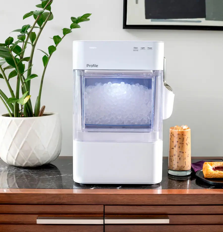GE Opal 2.0 Ultra Nugget Ice Maker with Scale Inhibiting Filter【Stone ...