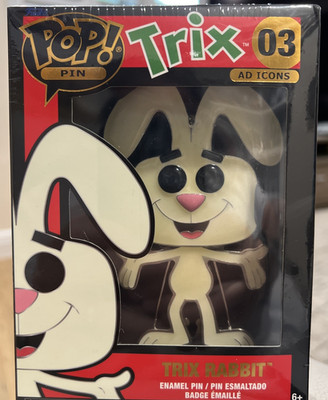 Trix Rabbit Pop Pin #03 Funko Ad Icons Large Enamel Pin 2022 Trix the ...