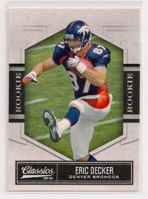 2010 ERIC DECKER CLASSICS ROOKIE RC /999 MINNESOTA GOLDEN GOPHERS ...