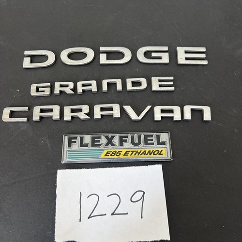 08 09 10 11 12 13 14 15 16 17 18 DODGE GRAND CARAVAN REAR EMBLEM LOGO ...