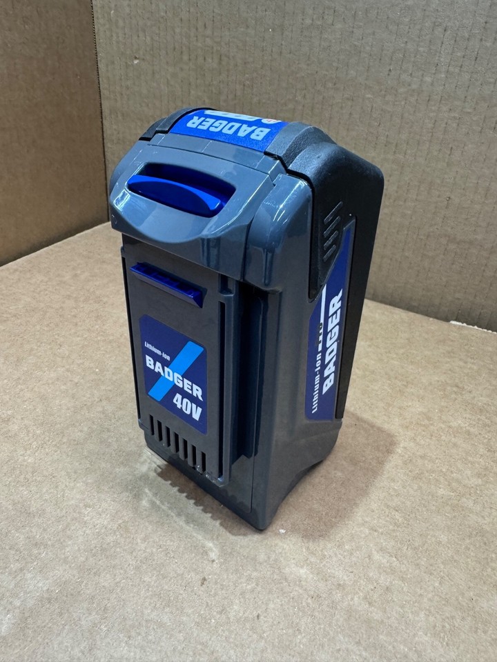 BADGER [WB40V2.0AHB] 4.0AH 40V BLUE RECHARGEABLE LI-ION BATTERY | eBay