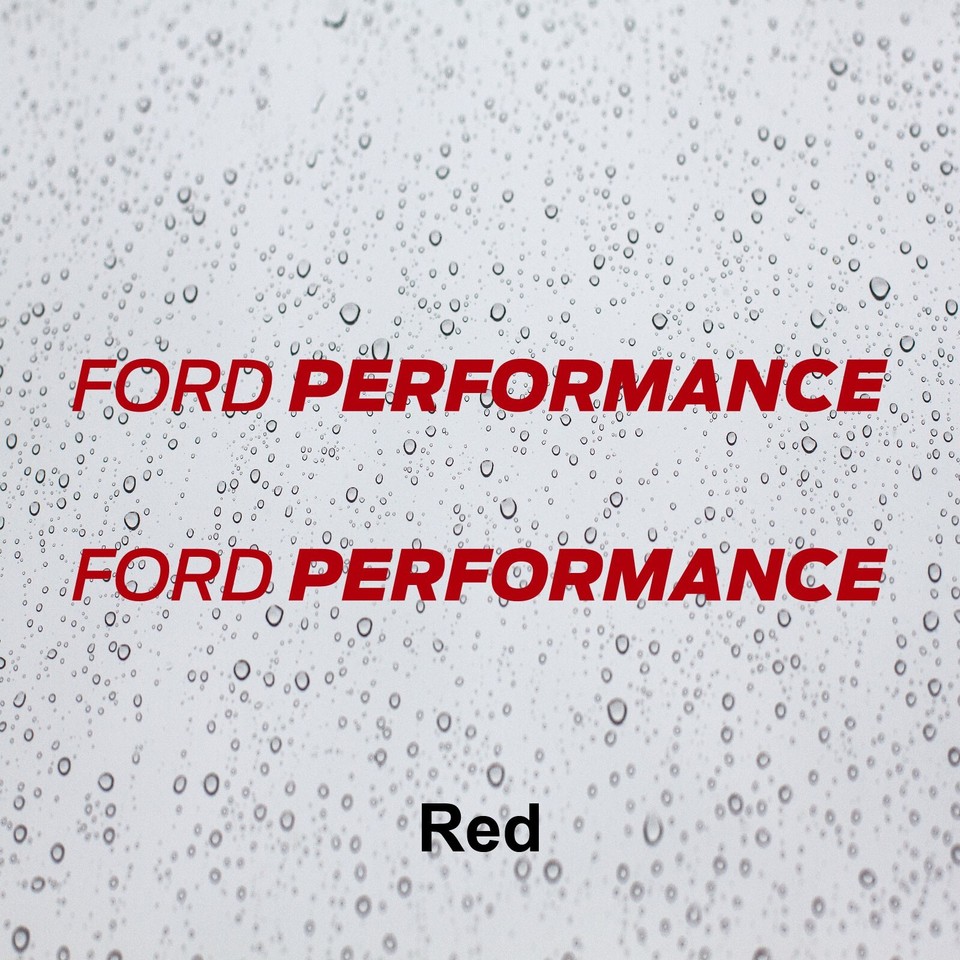 2pcs FORD PERFORMANCE Decal Vinyl Stickers for Ford Mustang | eBay