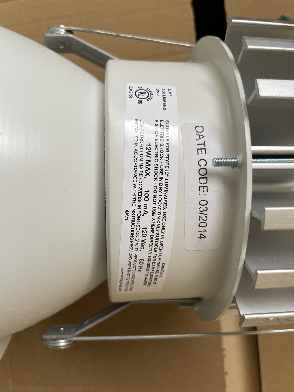 CREE True White 7" LED Recessed Downlight 12W 2700k 120VAC | eBay