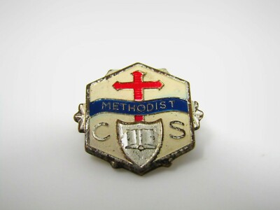 Methodist Sunday School Pin Vintage | eBay