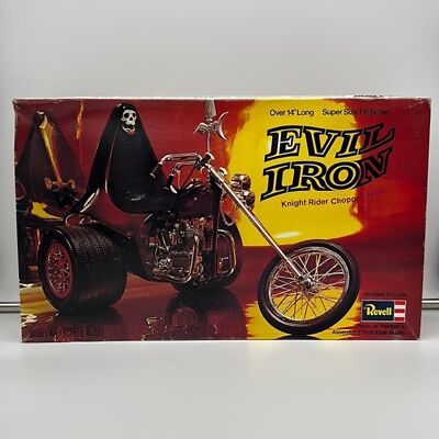 Evil Iron Knight Rider Chopper Trike Vintage 1/8 Scale Revell Model ...