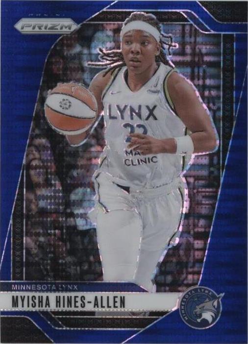 2024 Panini Prizm WNBA - Myisha Hines-Allen #20 Blue Pulsar Prizm /199 ...