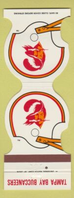Matchbook Cover - Tampa Bay Buccaneers Football 1986 Northfield Hilton ...