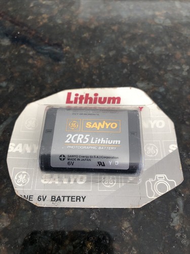 Sanyo 2CR5 Photo Lithium Battery 6V Unopened | eBay