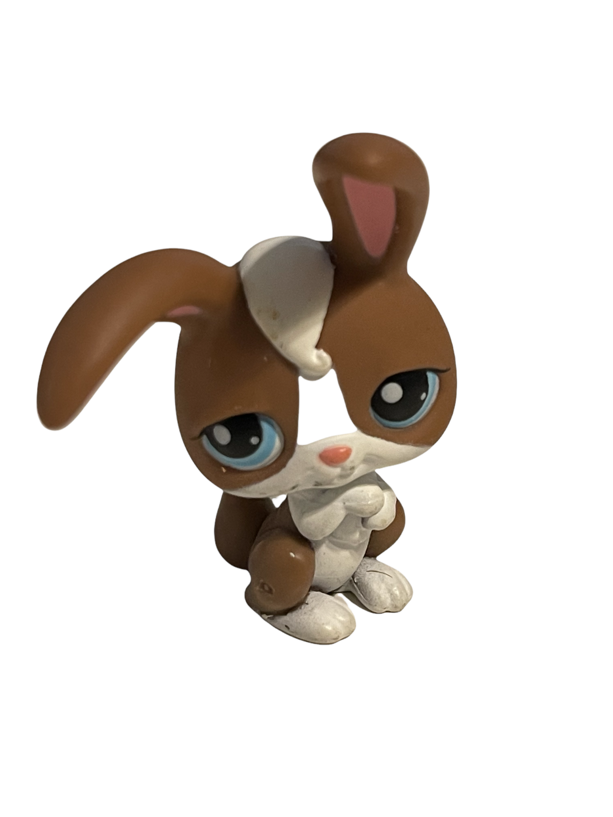 Littlest Pet Shop #121 Brown Sitting Bunny Rabbit Pet Pairs Authentic ...
