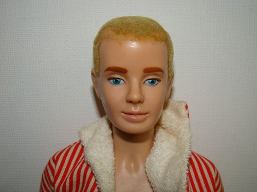 Barbie's boyfriend Vintage blonde flocked Ken doll | eBay