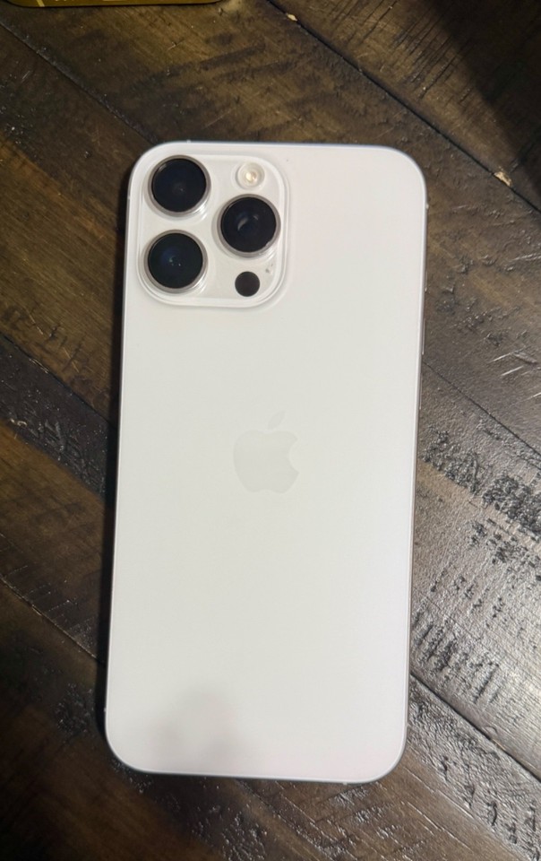 iPhone 16 Pro Max 256GB WHITE TITANIUM- SPECTRUM | eBay