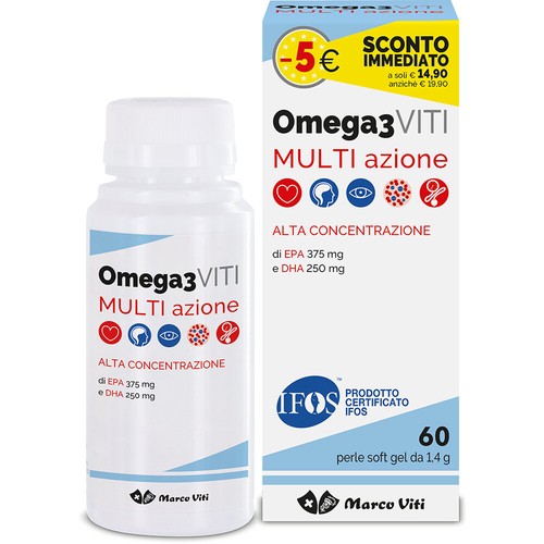 Vis Multi Action Oméga 3 60 Perles Softgel | eBay