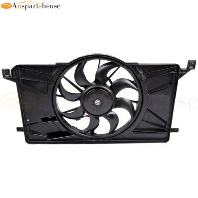 Black Electric Cooling Fan Radiator Assembly Fits 2012-2017 Ford Focus ...