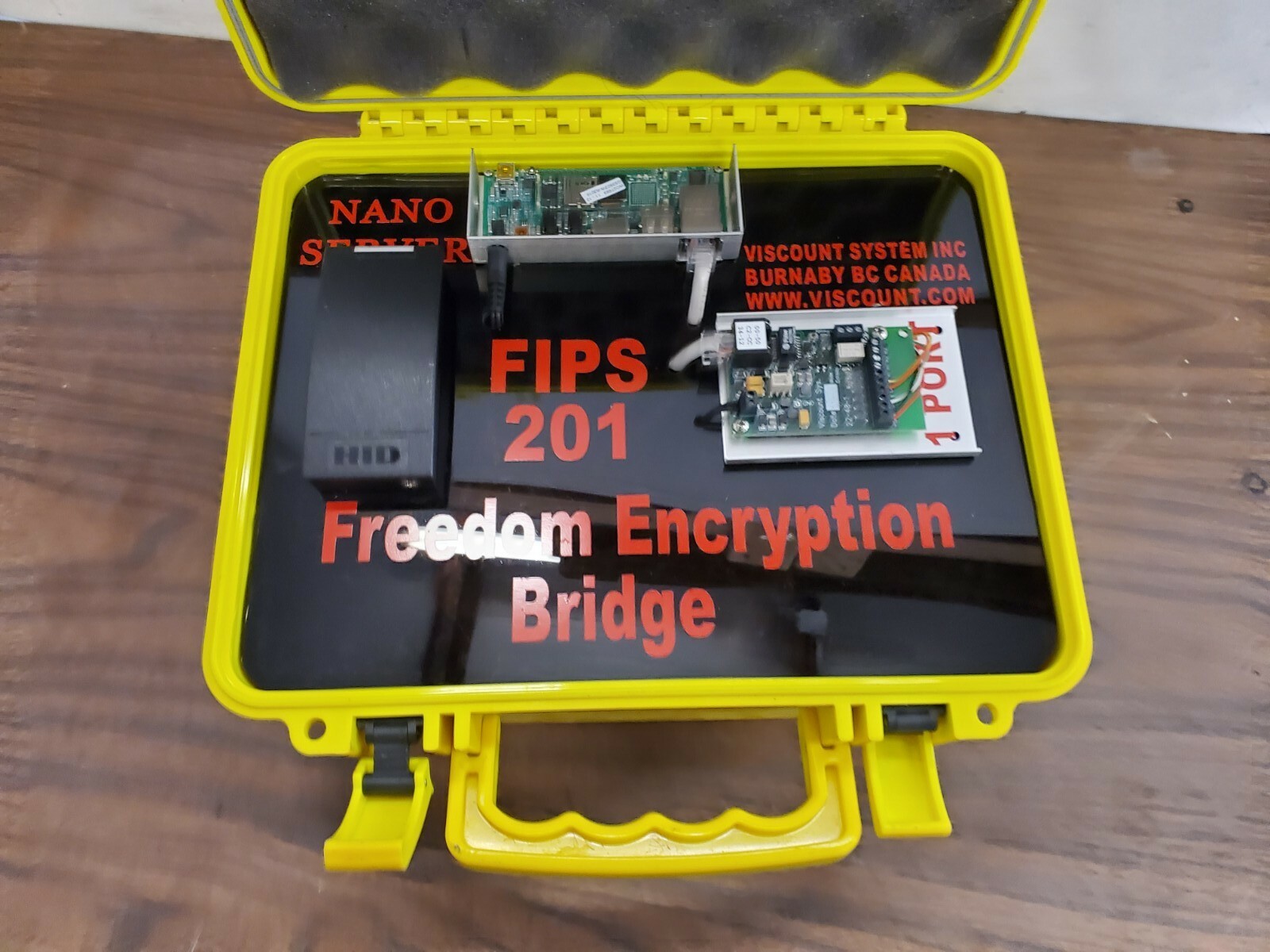 Viscount Systems FIPS-201 Nano Server Freedom Encryption bridge | eBay