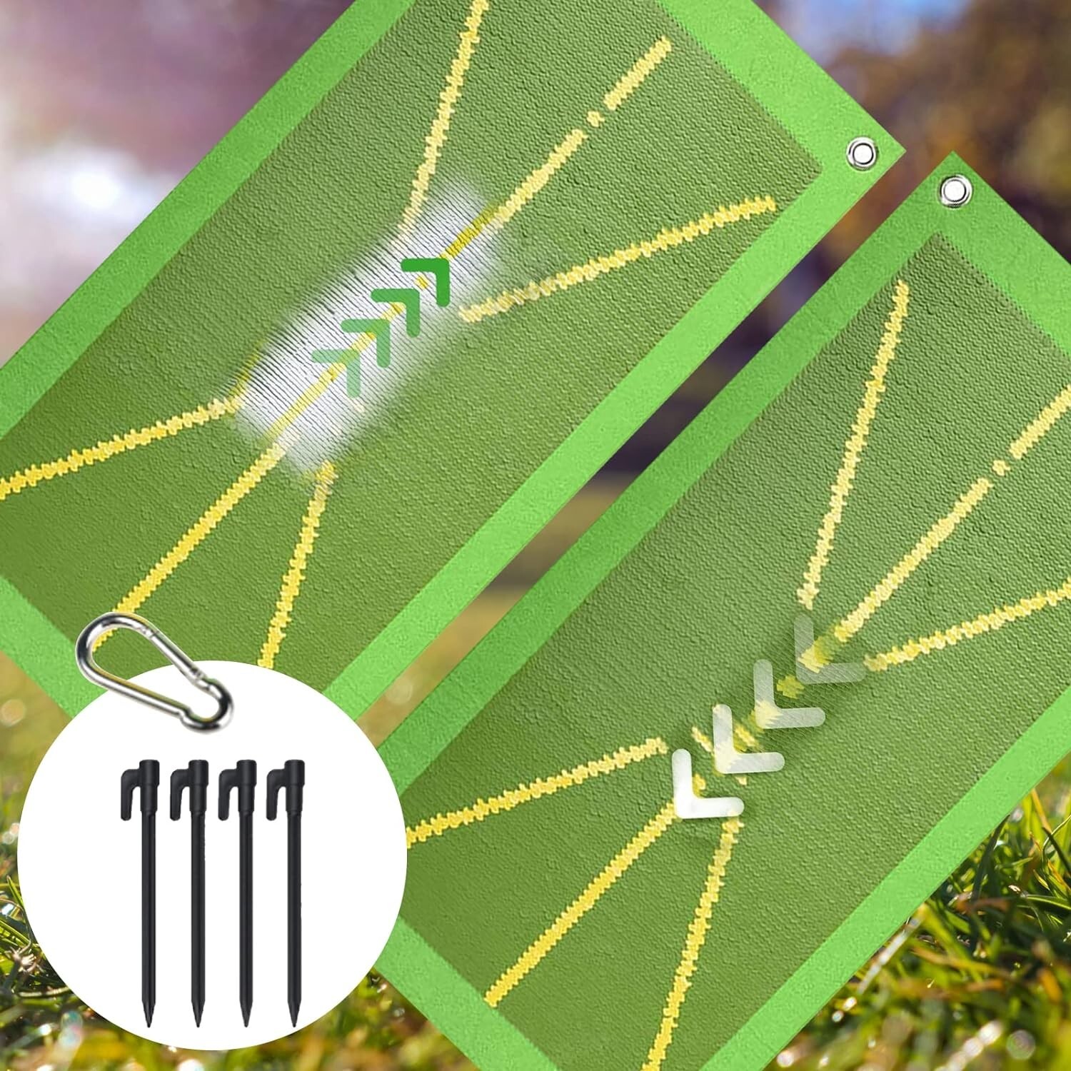 Golf Training Mat for Swing Detection Batting Divot Golf Hitting ...