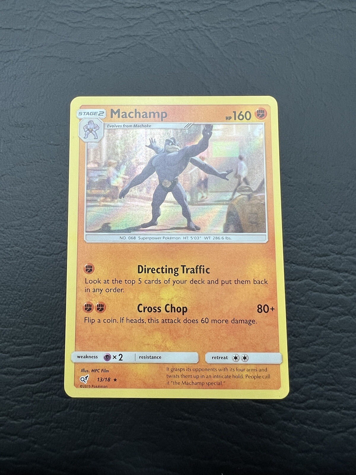 Pokémon TCG Machamp Detective Pikachu 13/18 Holo Rare for sale online ...