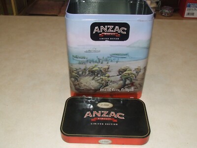Anzac Biscuit Tin - Anzac Cove - Gallipoli - Unibic | eBay Australia