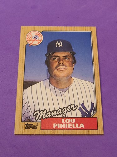 1987 Lou Pinella Topps #168 | eBay