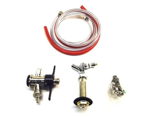 Keg Door Mount Kegerator Beer Tap Conversion Kit 3 1/4" Stainless Steel ...
