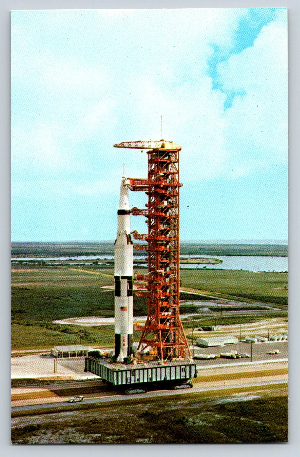 Postcard Apollo 4 First Space Vehicle in NASA's Apollo Saturn V Program ...