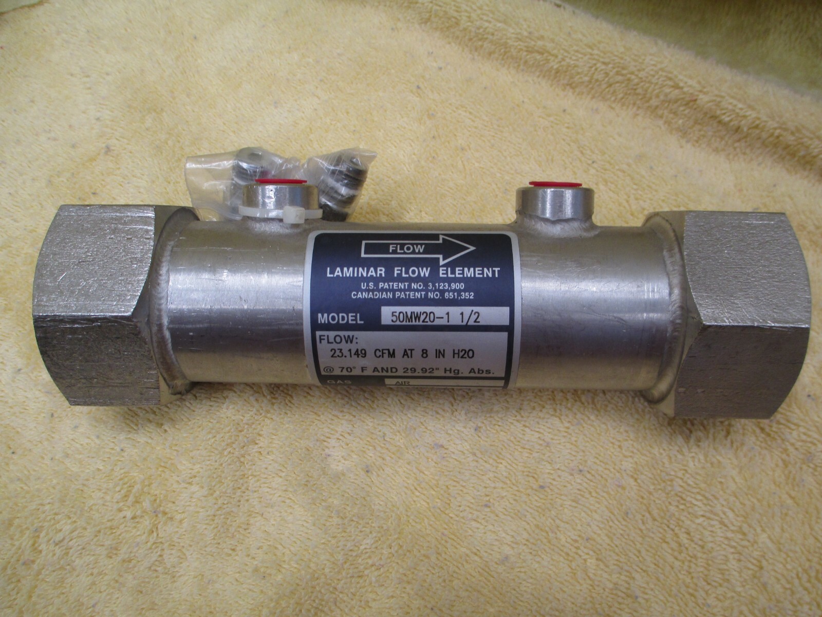 Meriam Instrument Laminar Flow Element 50MW20- 1 1/2" | eBay