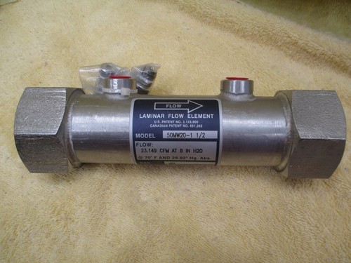 Meriam Instrument Laminar Flow Element 50MW20- 1 1/2" | eBay