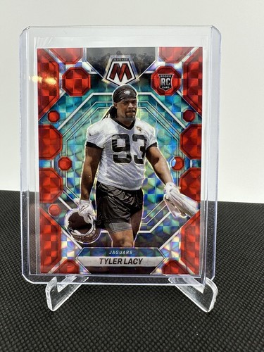 2023 Panini Mosaic - Rookies Tyler Lacy #370 Red Mosaic Prizm (RC) for ...