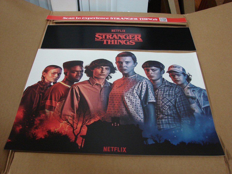 Stranger Things Store Display Sign Window Cling NEW | eBay