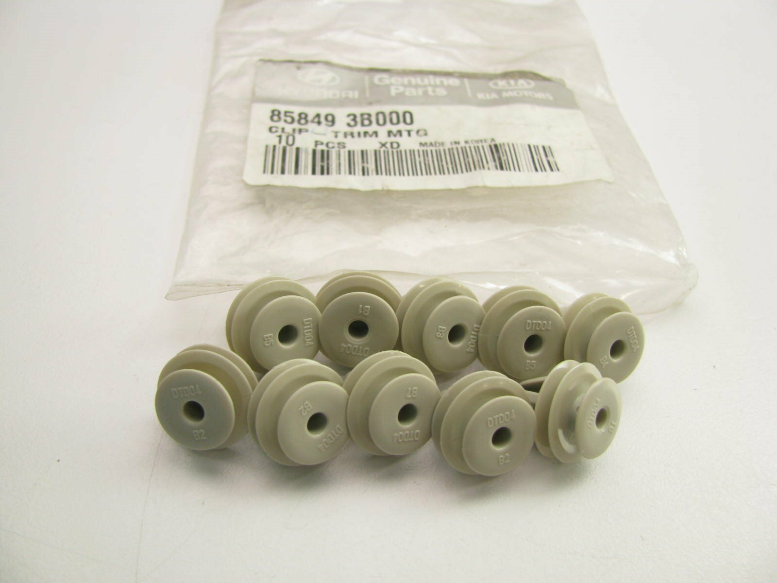 (10) NEW GENUINE Interior Trim Panel Retainer Clips OEM For Hyundai ...