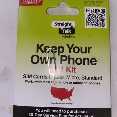 Bring Your Phone Pin To Straight Talk Nano SIM Cdma Bring Your Own ...