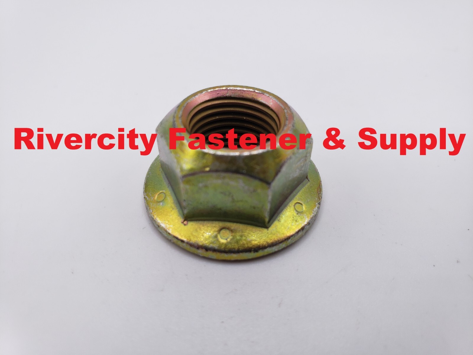 (1) 1/2-20 Grade 8 All Metal Flange Lock Nut 1/2 x 20 Fine Thread Lock ...