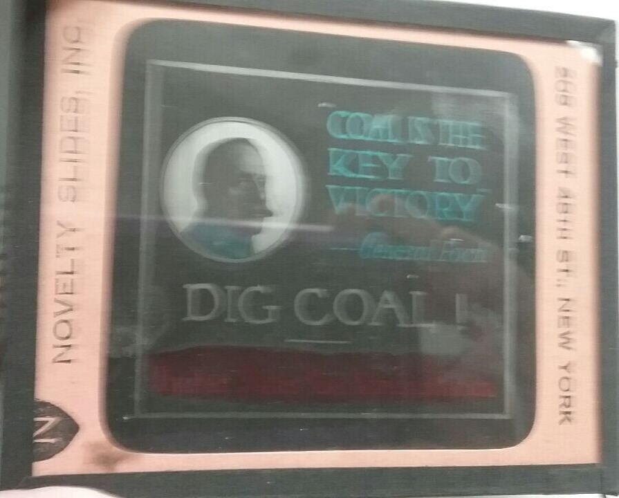 Glass Slide "Dig Coal" Novelty Slides, Inc. | eBay