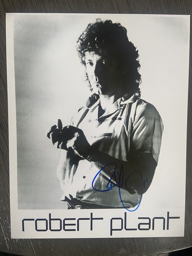 Robert Plant Led Zeppelin Signed Autograph Photo Authentic Letter ...