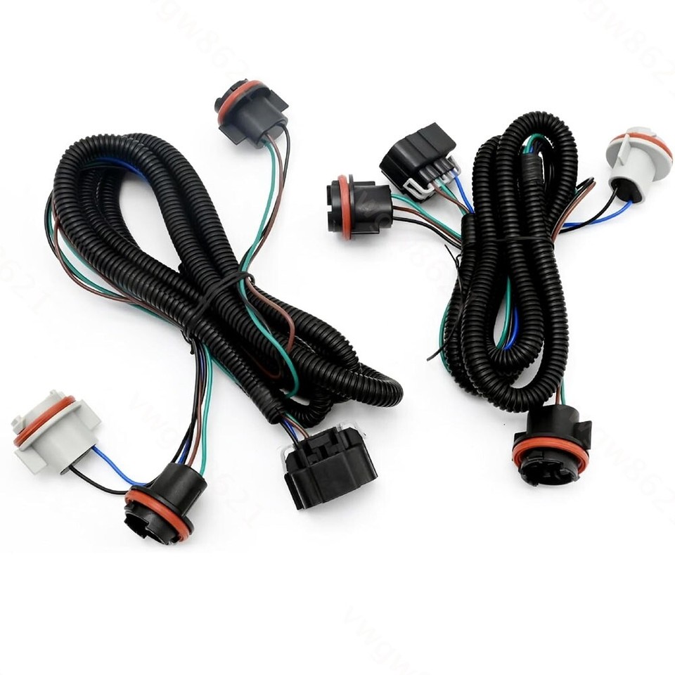 Tail Light Lamp Wiring Harness LH RH Pair For Fits Chevy Silverado ...