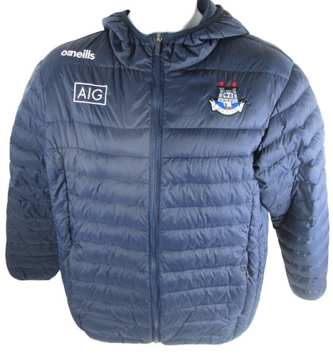 O'Neills Dublin GAA Ath Cliath Gaelic Football Men Puffer Jacket Navy ...