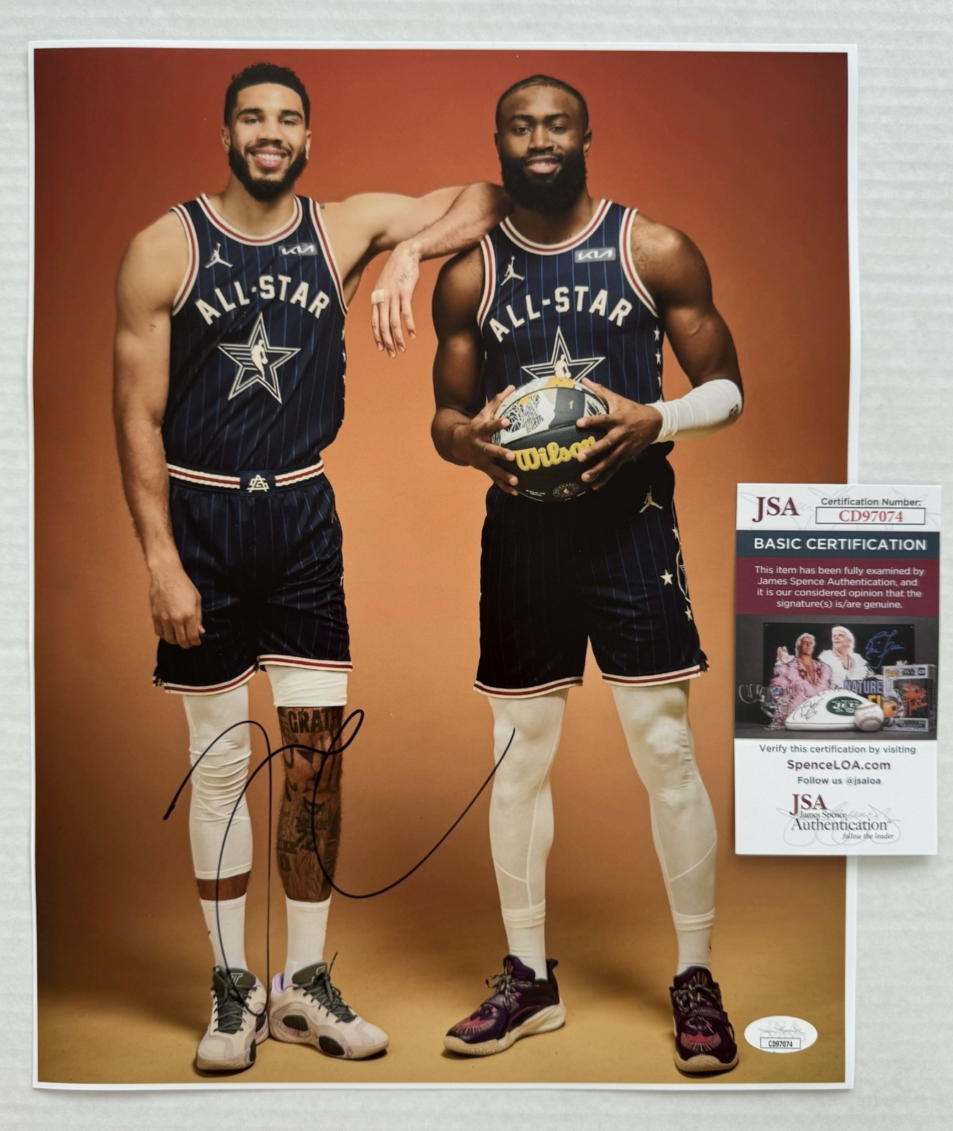 Jayson Tatum Autographed Memorabilia | Signed Photo, Jersey ...