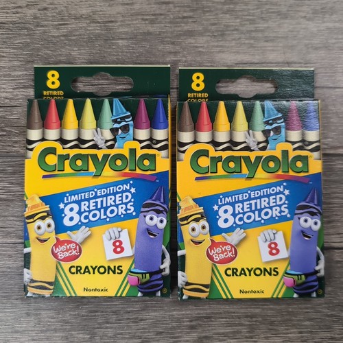 NEW Crayola Limited Edition Retired Colors Crayons Lot of 2 16 Crayons ...