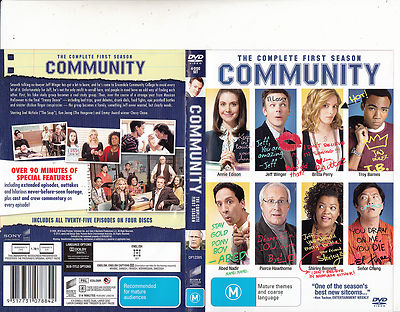 Community-2009-TV Series USA-[The Complete First Season:4 Disc Set]-DVD ...