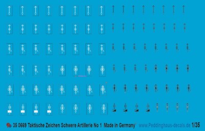 1/35 Tactical Sign Wehrmacht Set 9 Schw Art 1 669 | eBay