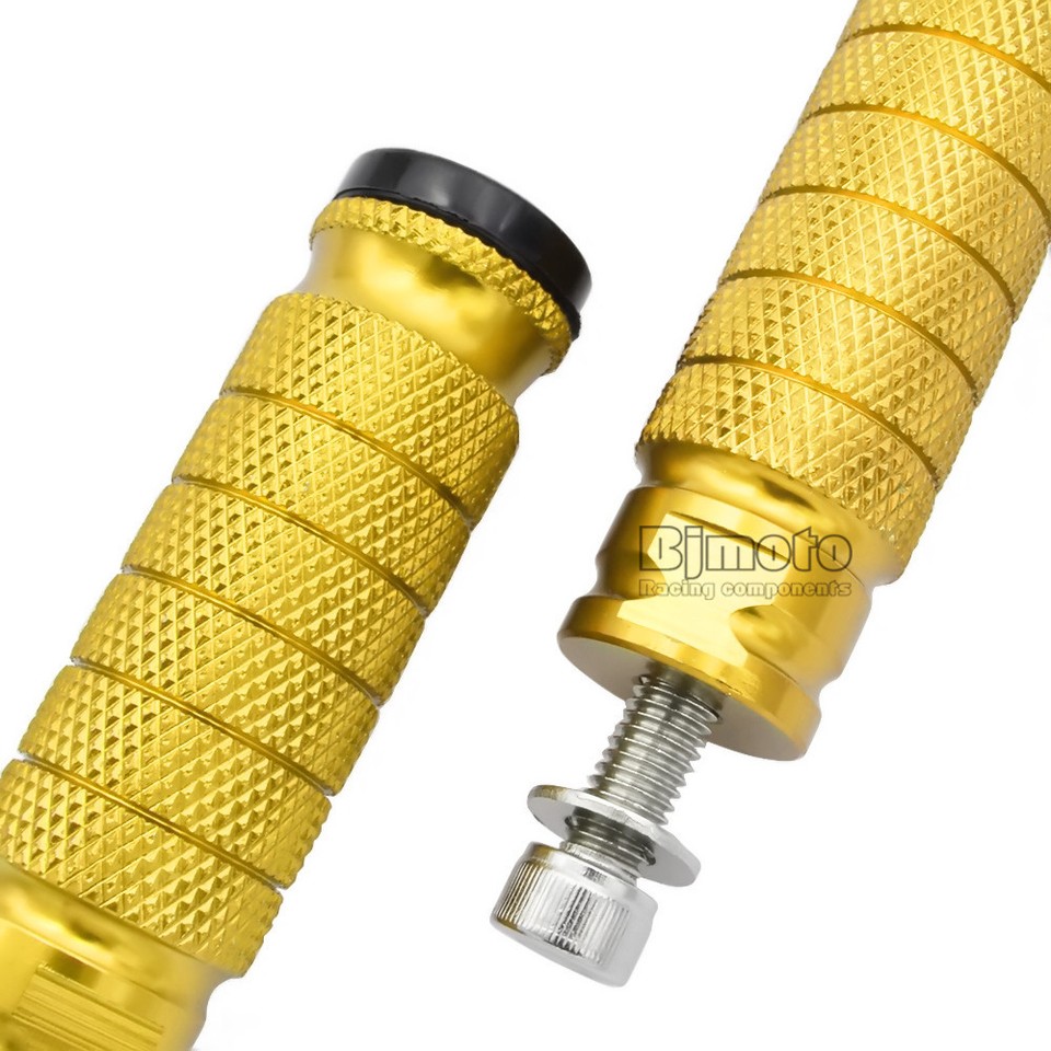 CNC Universal Motorcycle Rearset Foot Pegs Pedals Steps Footrest Foot ...