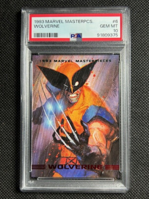 1993 Marvel Masterpieces Wolverine #6 PSA 10 GEM MINT | eBay